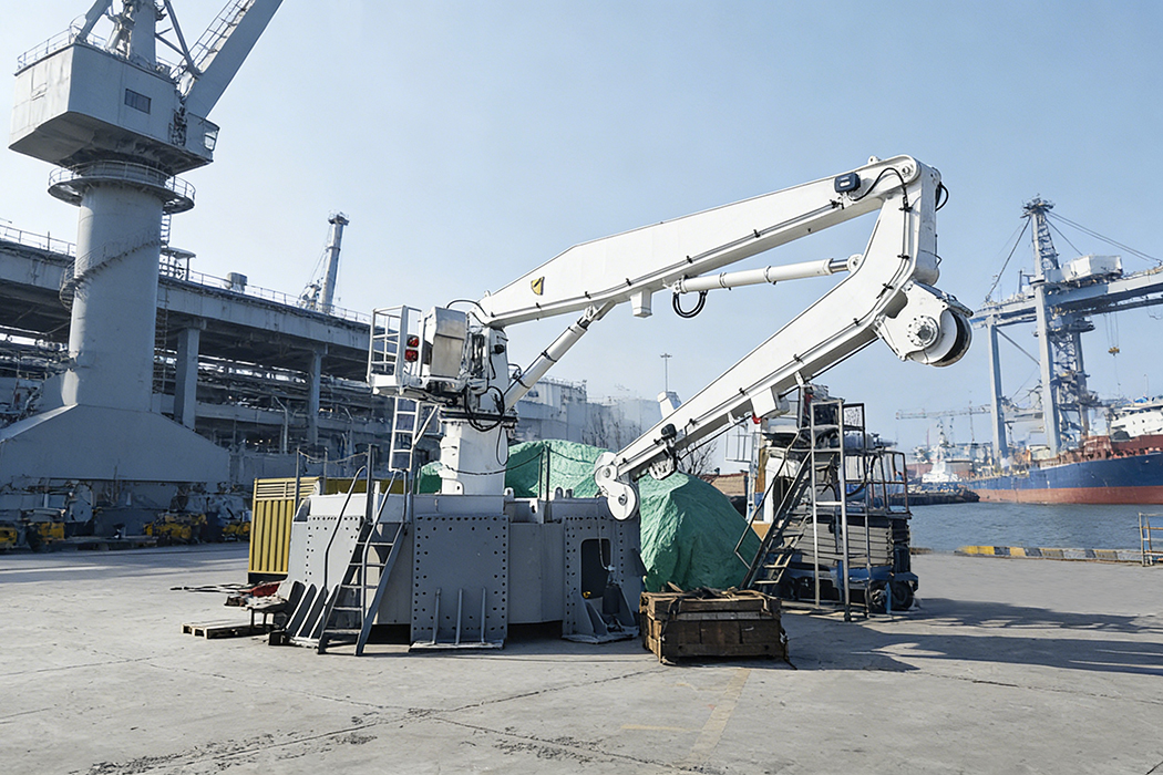 HYDRAULIC SHIPBOARD KNUCKLE JIB CRANE – KTSENERGY